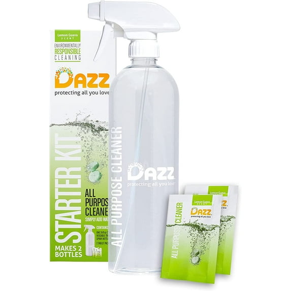 All Purpose Cleaner Starter Kit (1 Reusable Spray Bottle, 2 Refills ...