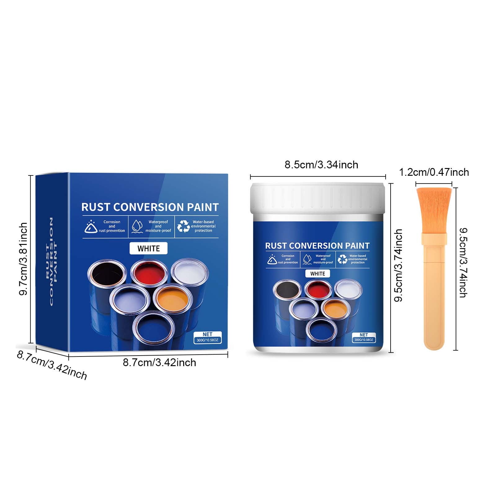 All Purpose Cleaner Weather Proof Rust Converter Paint For Metal Water ...