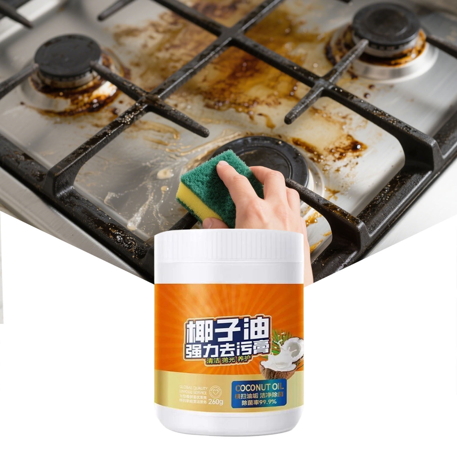 Purpose Cleaning Paste Heavy Duty Degreaser For Kitchen Stubborn Stains ...