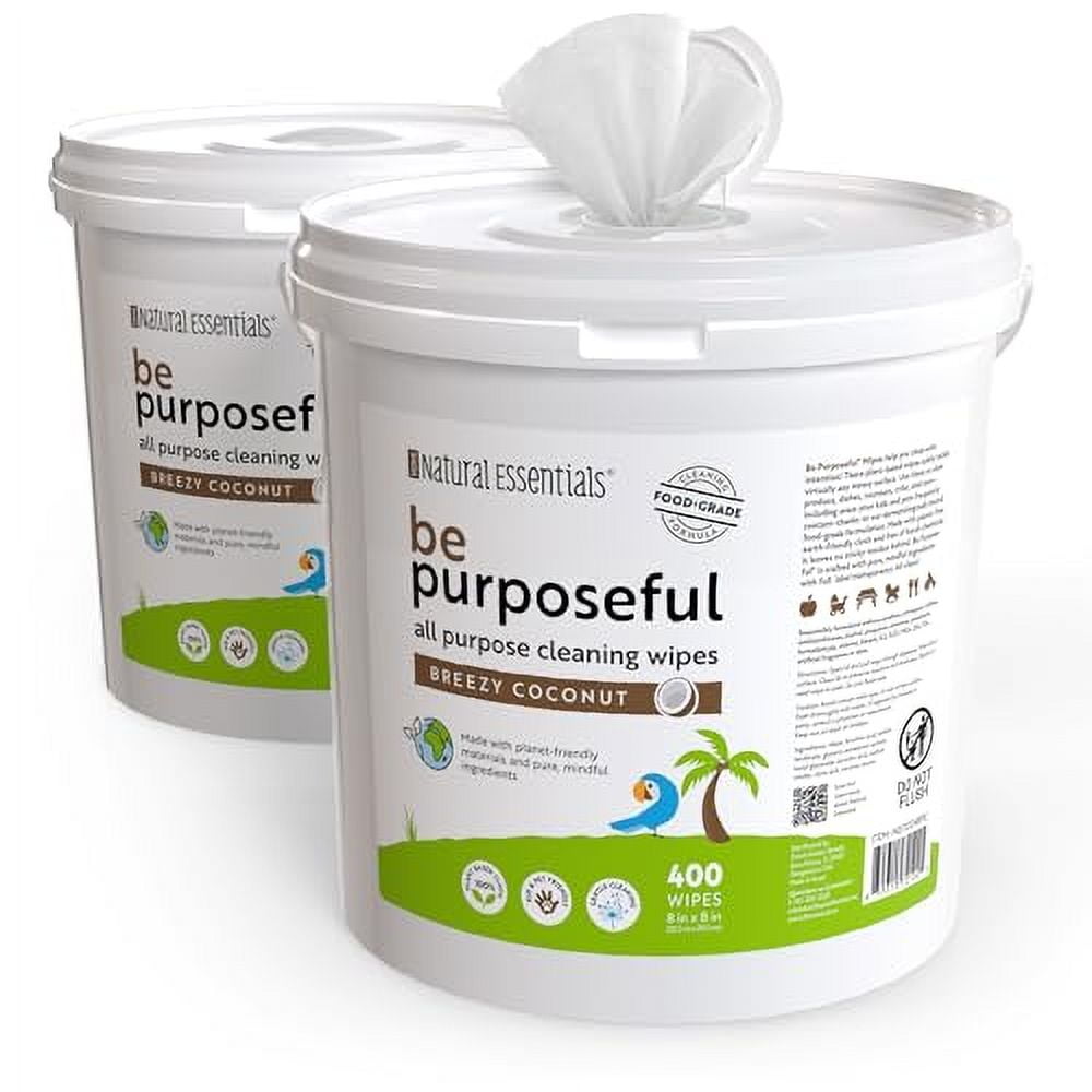 Be Purposeful Cleaning Wipes, All Purpose Cleaning - Food Grade, Plant ...