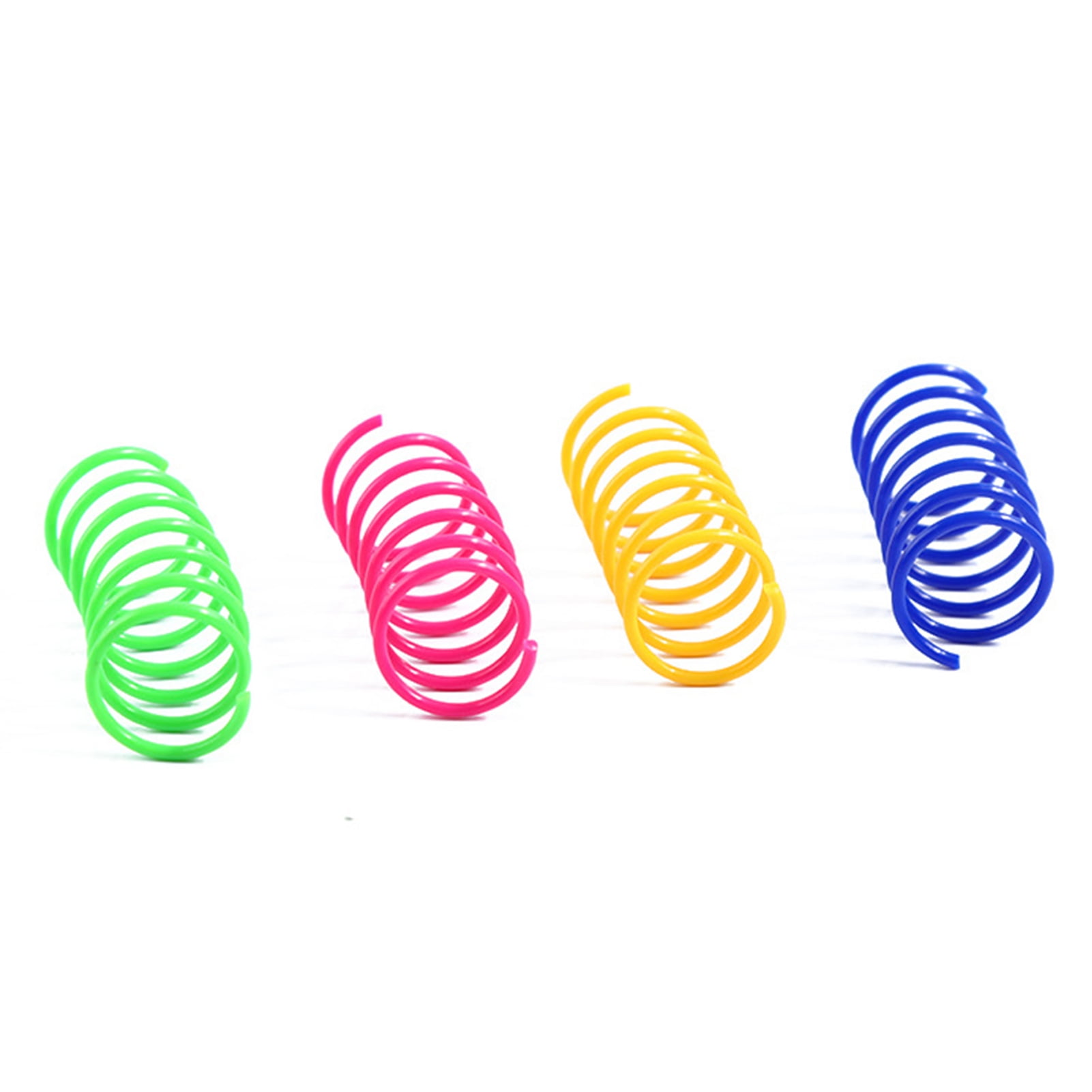 Purrfect 12Pcs Cat Spiral Spring Interactive Bite Resistant Training Cat Coil Spiral Springs for ...