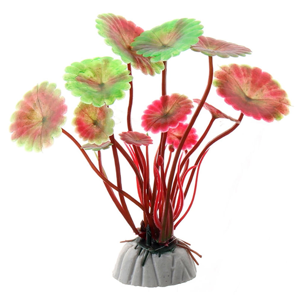 Purrfect Artificial Grass Plastic Water Plant Decoration Ornament for ...