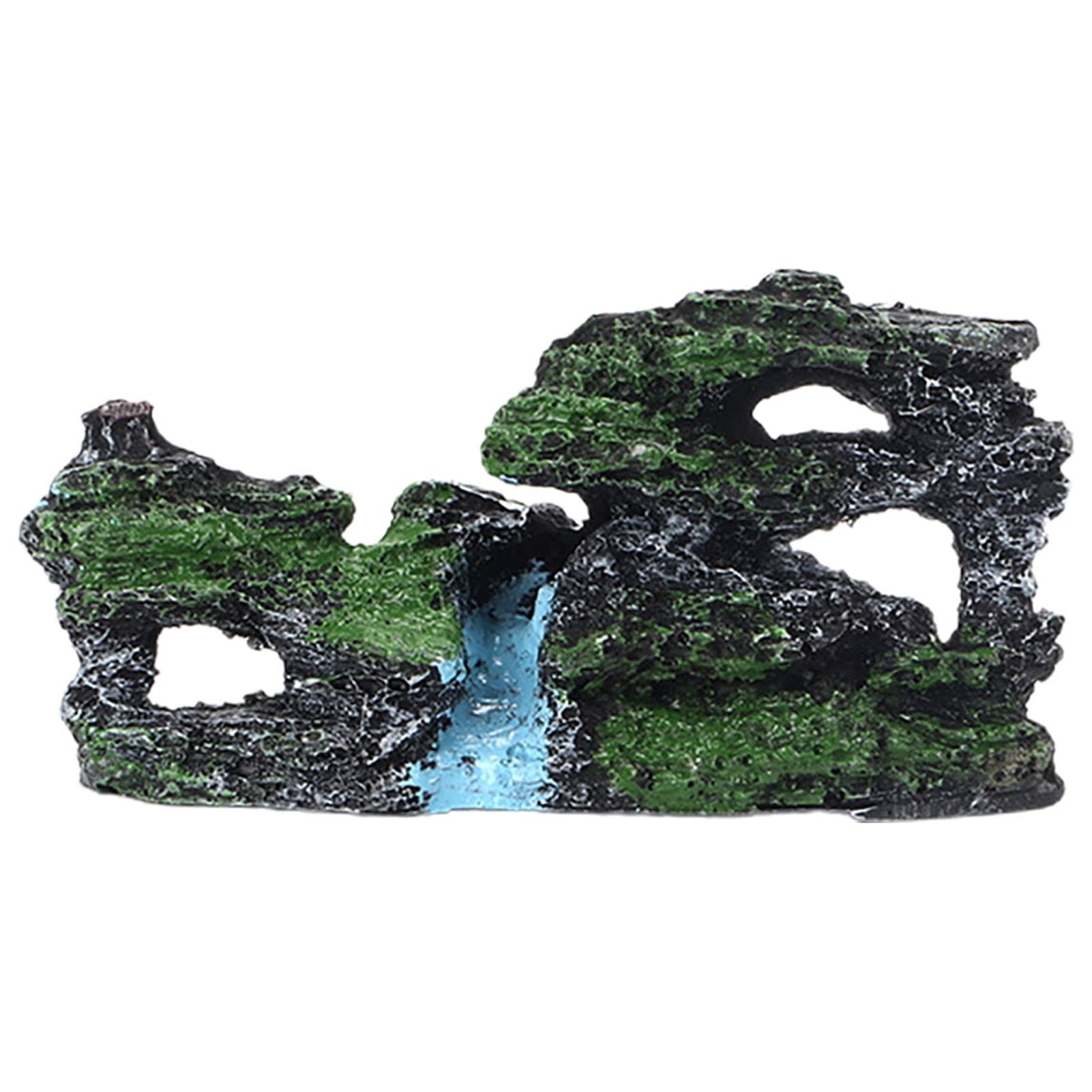 Purrfect Artificial Mountain Realistic Fish Hiding Long-lasting Rockery ...