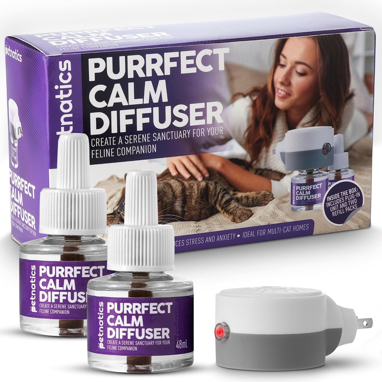 Purrfect Calm Cat Diffuser – Odorless Plug-In for a Comfortable ...
