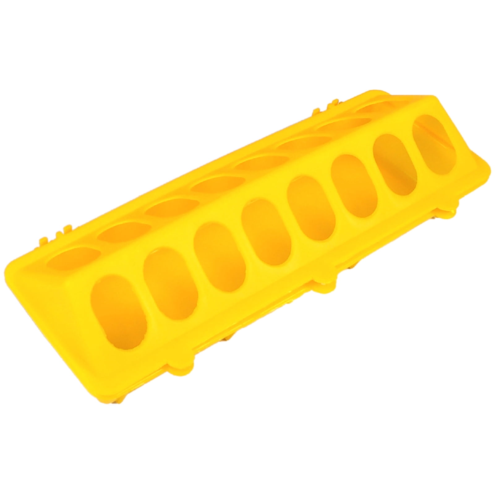 Purrfect Chicken Feeding Trough Colorful 14 Holes Enlarged Chicken ...