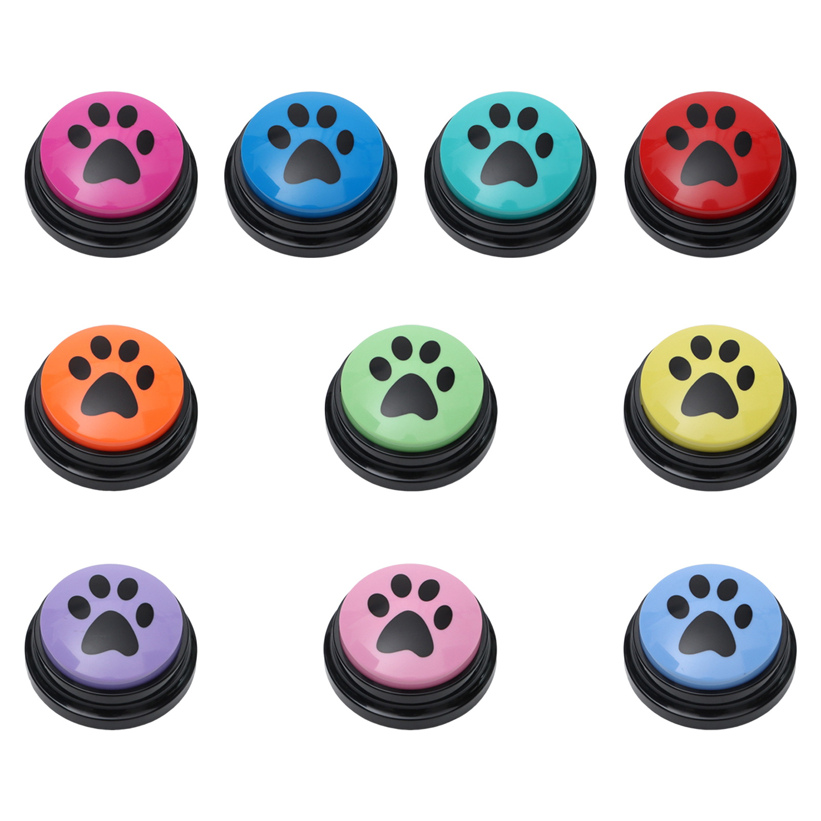 Purrfect Dog Communication Talking Button Dog Training Button Record ...