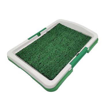 "LOMANTOWN Indoor Pet Toilet Training Mat, Artificial Grass Dog Potty ...