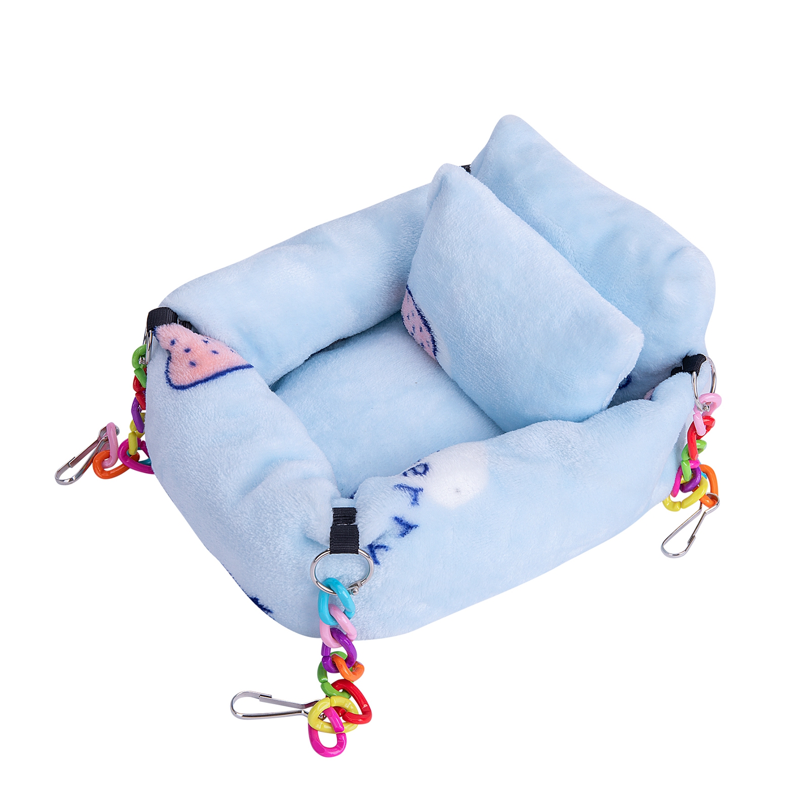 Purrfect Hamster Nest Flexible Disassembly Portable Safe Fruit Pattern ...