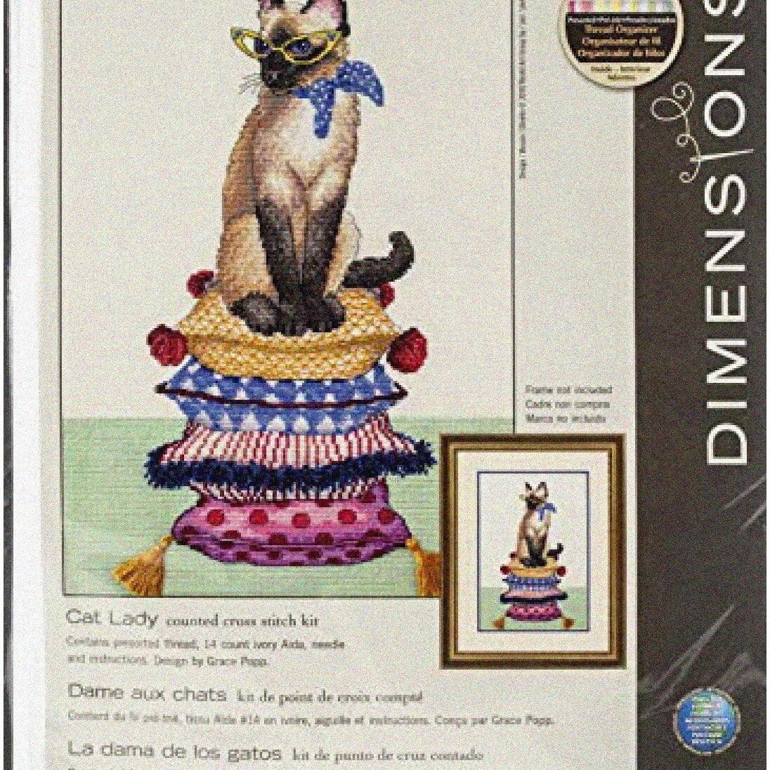 Purrfect Paws Cross Stitch Kit - Meow-tastic Cat Lady's Delight ...