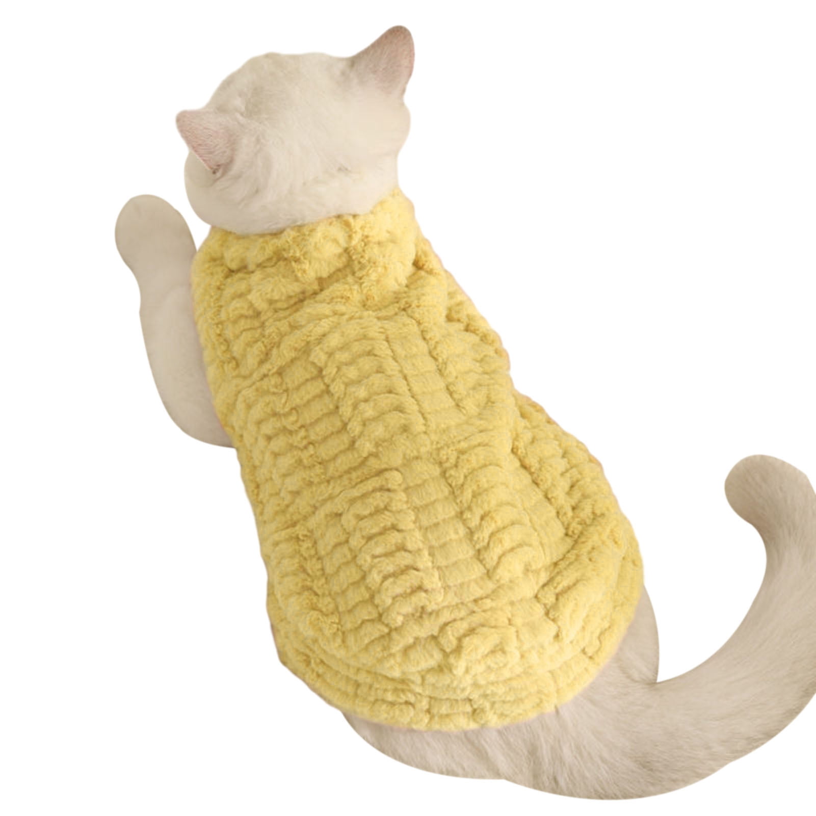 Purrfect Pet Cat Clothes Padded Thickened Warm Button Closing ...