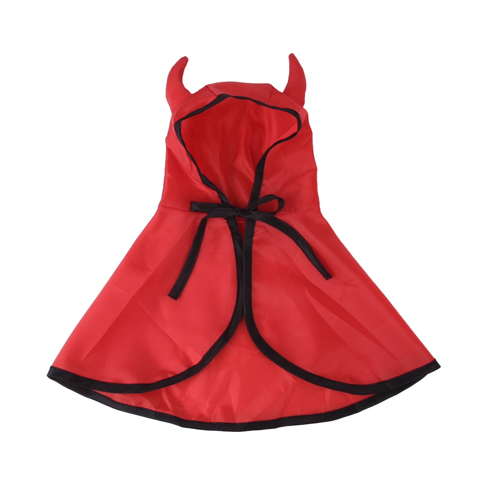 Purrfect Pet Cloak Comfortable Adjustable Tie Rope Devil's Horn ...