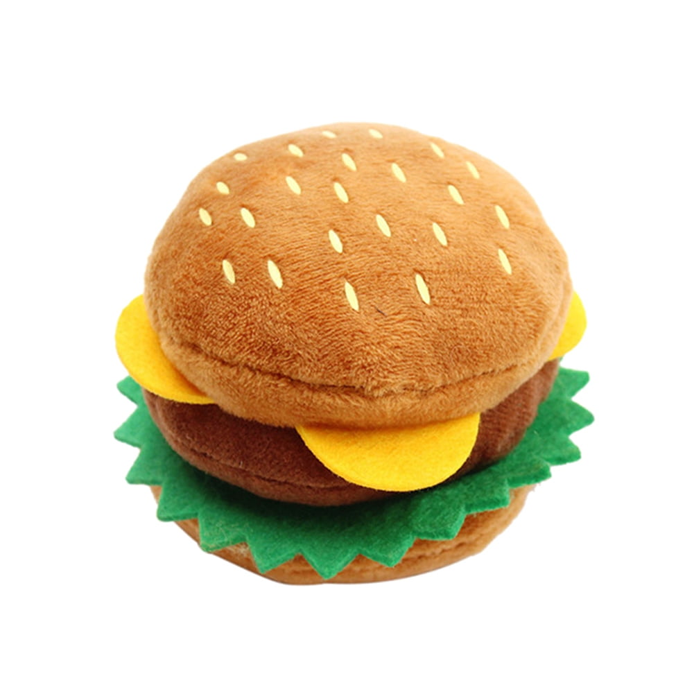 Purrfect Pet Dogs Puppy Plush Fries Hamburger Ice Cream Teeth Chewing ...