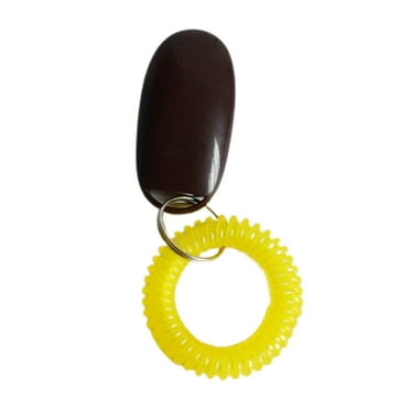 Brightkins Smarty Pooch Bone Training Clicker with Wrist Strap, Dog Toy ...