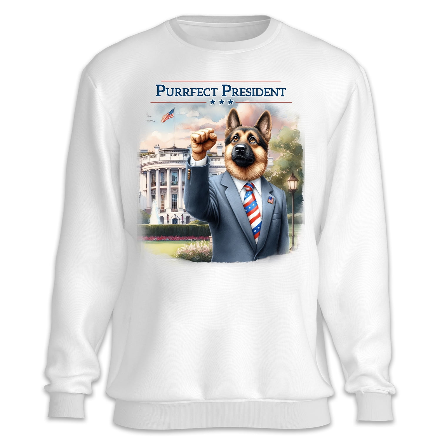 Purrfect President German Shepherd Raise Fist Fight Survived Election ...