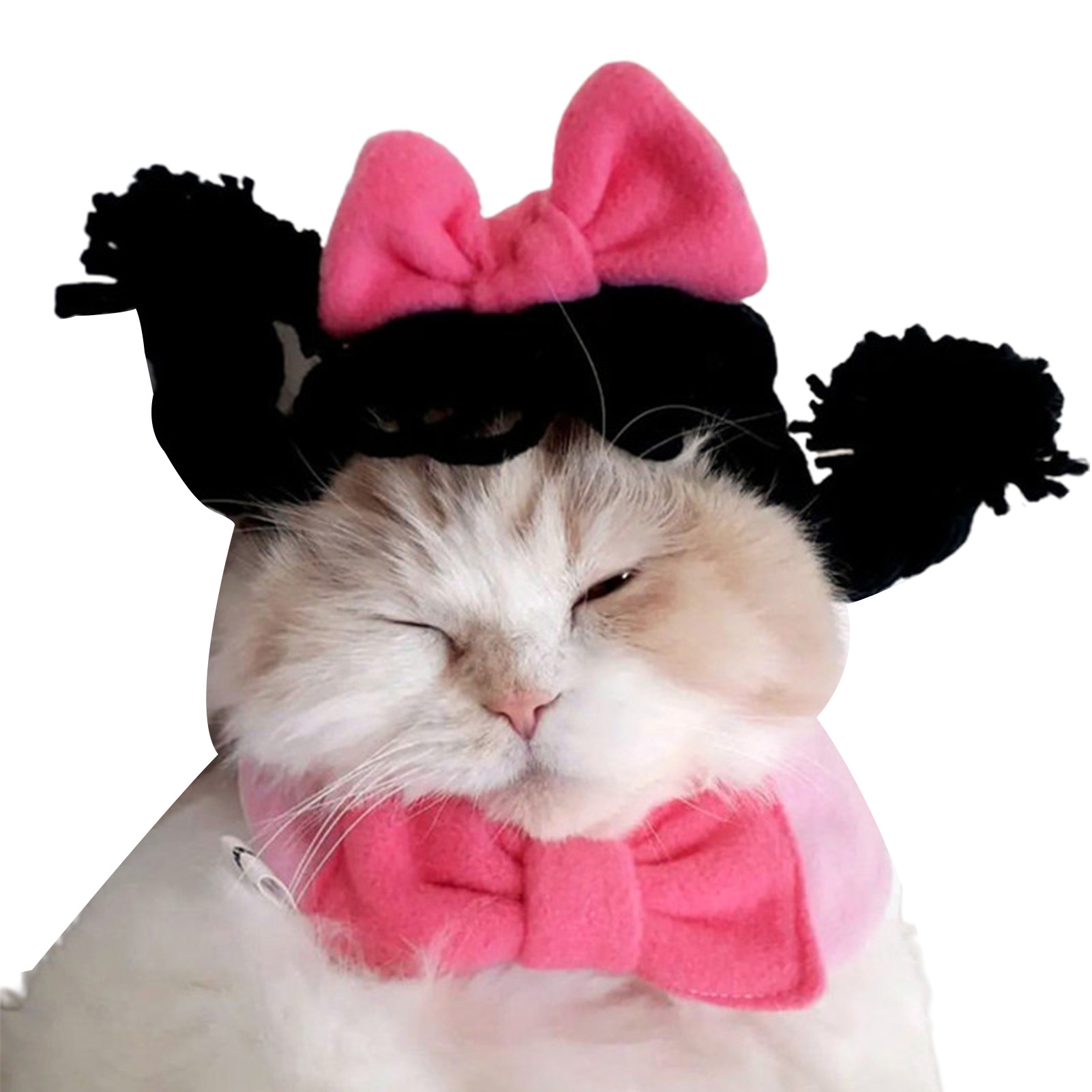 Purrfect Soft Wear Pet Head Hat Breathable Yarn Layout Props Double ...