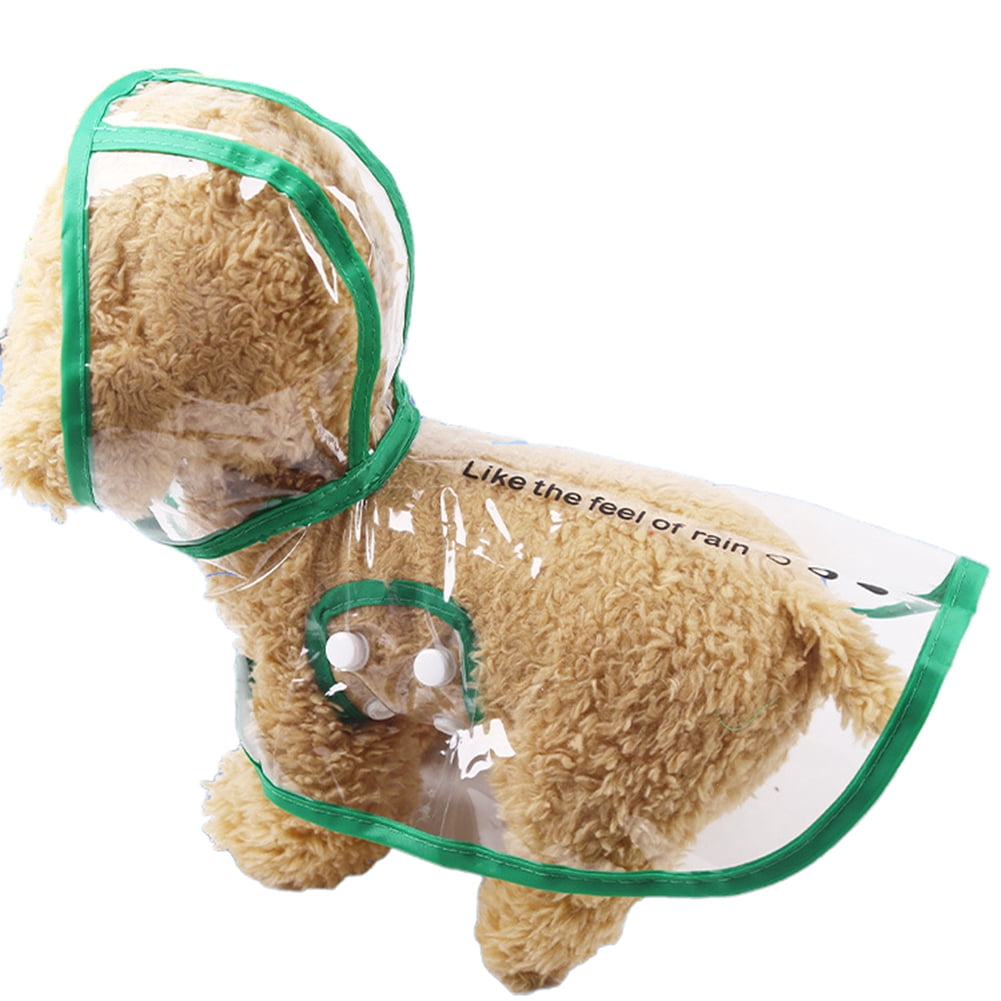 Purrfect Waterproof Pet Dog Puppy Raincoat Outdoor Jacket Rainwear ...