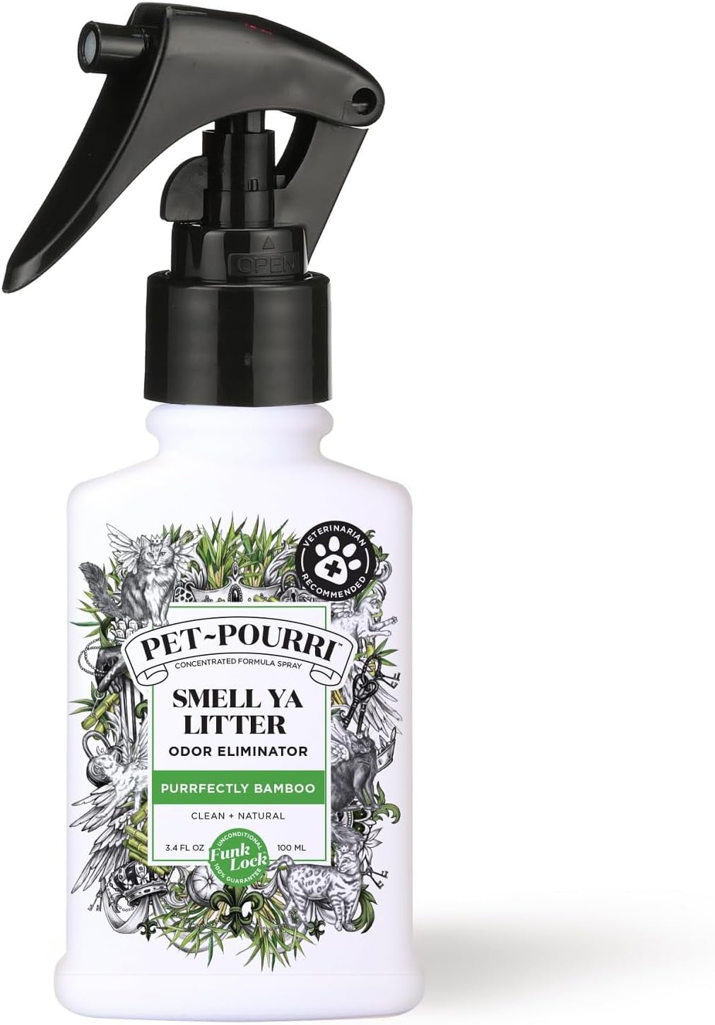 Purrfectly Bamboo 3.4oz Cat & Home Deodorizer Spray – Cat & Dog Odor ...