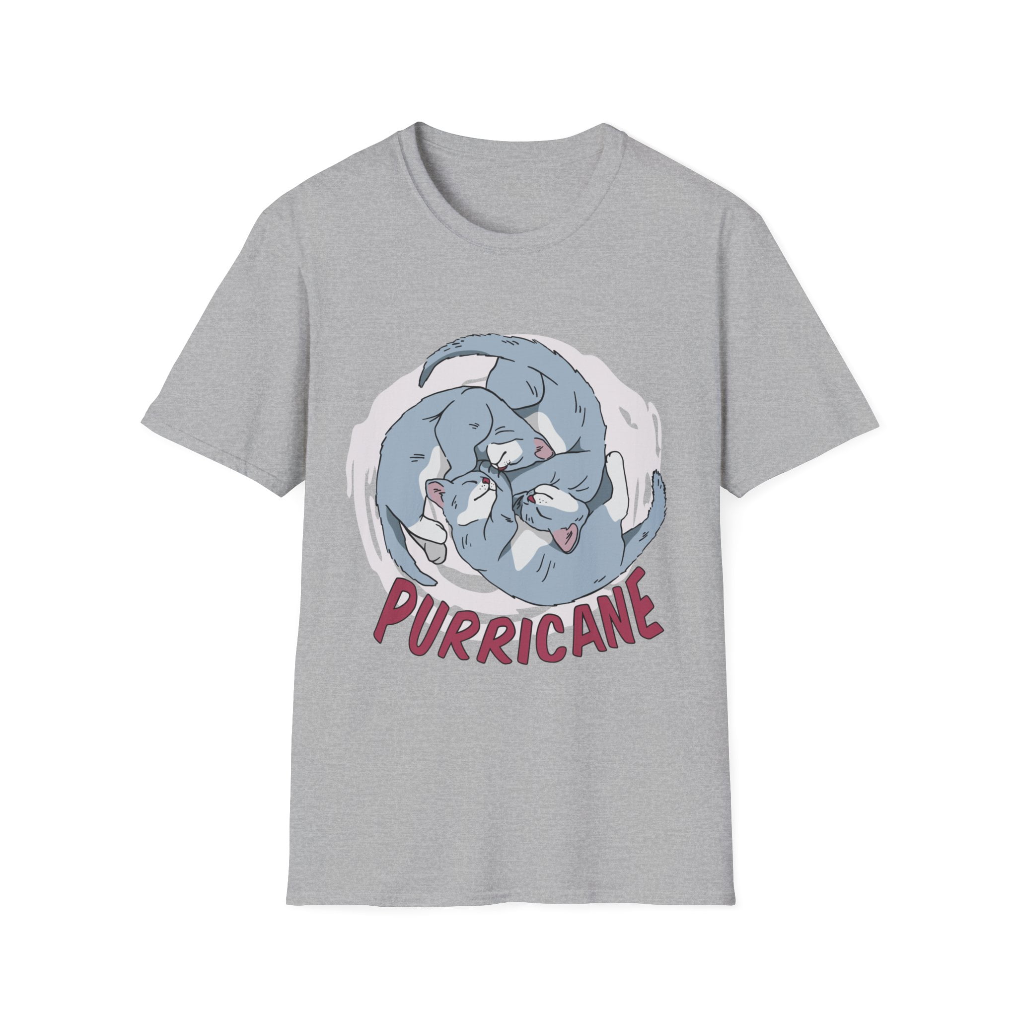 Purricane Feline Rain Lover Windy Purring Sounds Tshirt - Walmart.com
