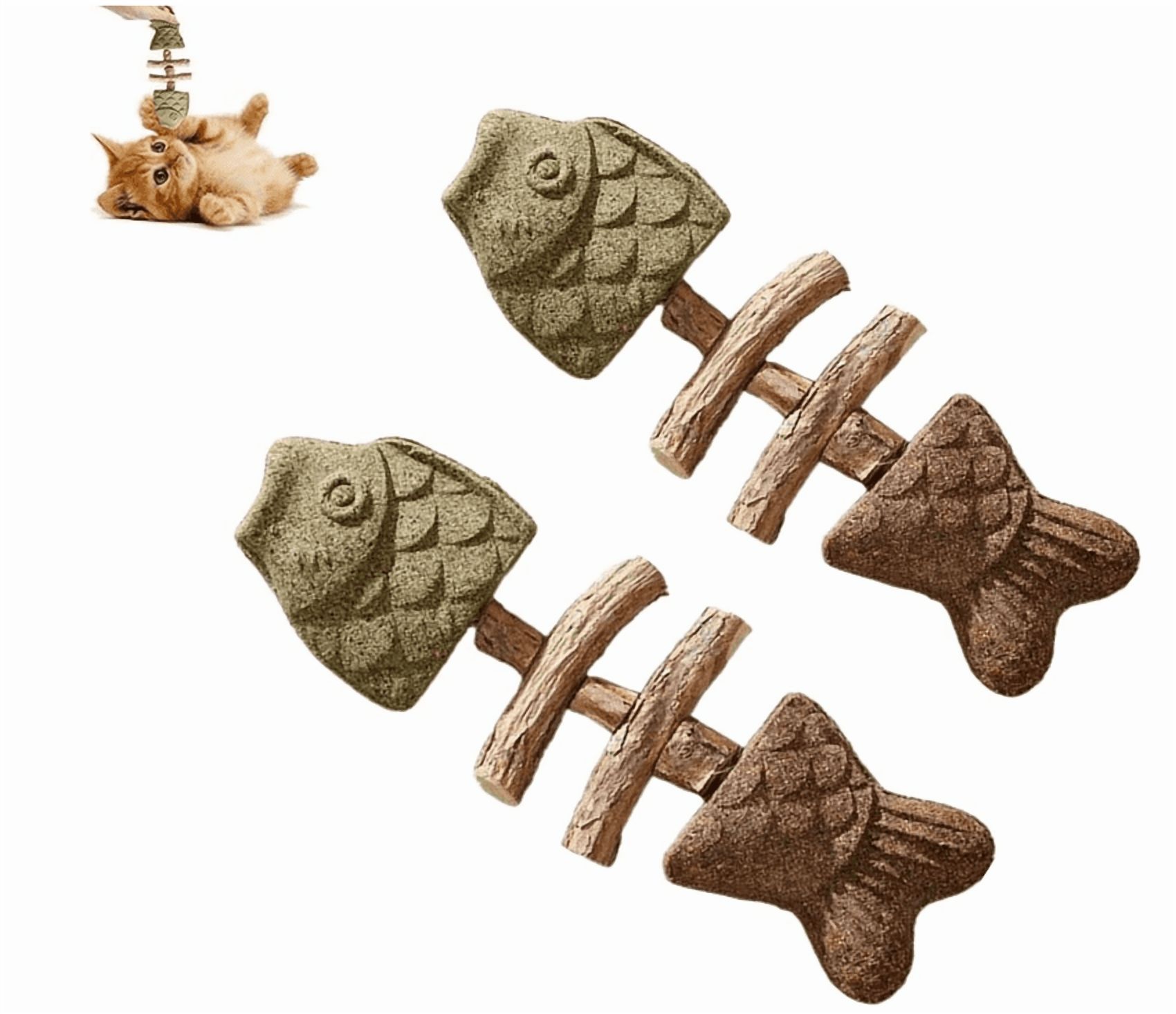 Purrident - Fix Your Cat's Dental Health, Creative Fish Bone Cat Toy ...