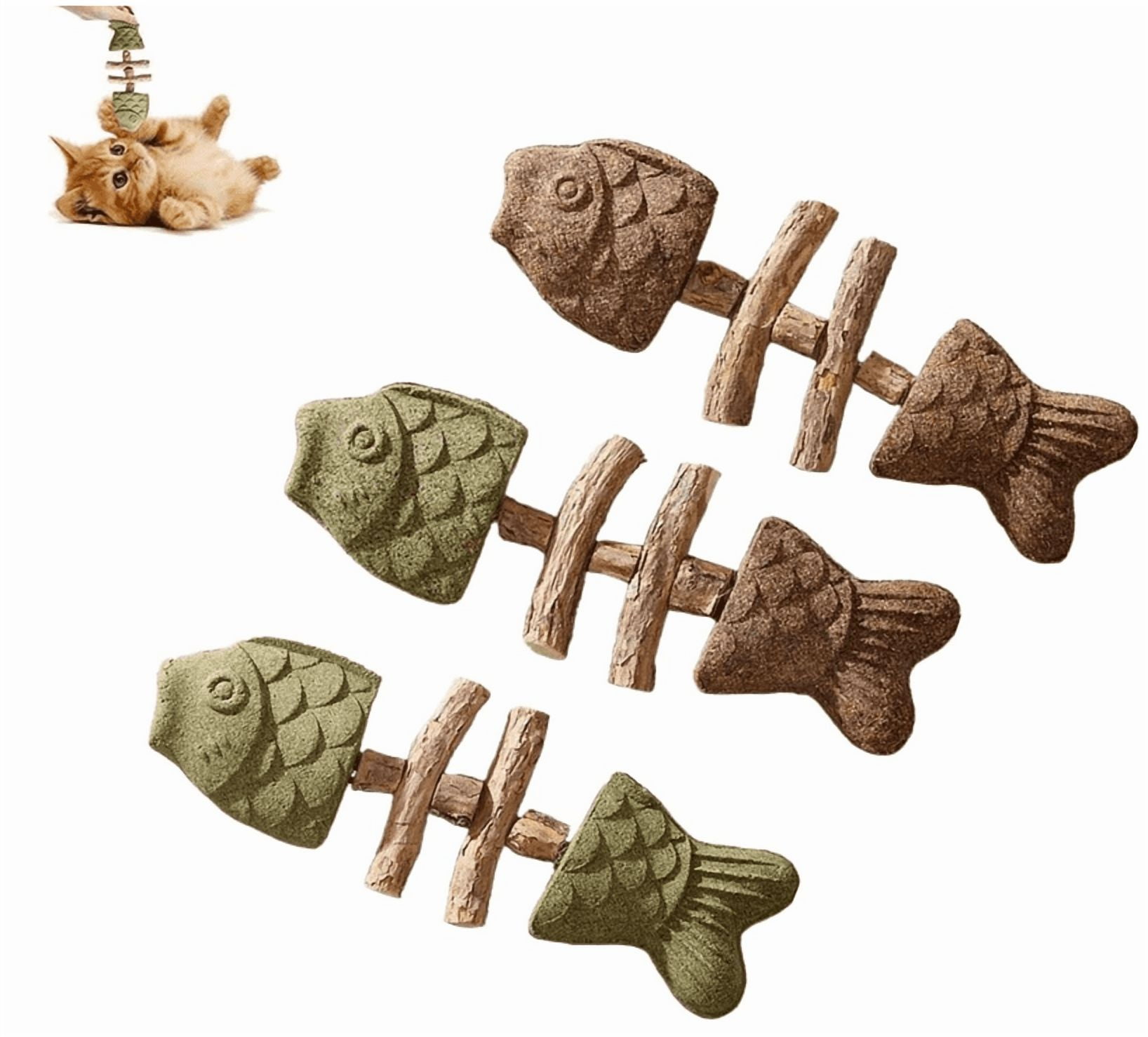 Purrident - Fix Your Cat's Dental Health, Creative Fish Bone Cat Toy ...