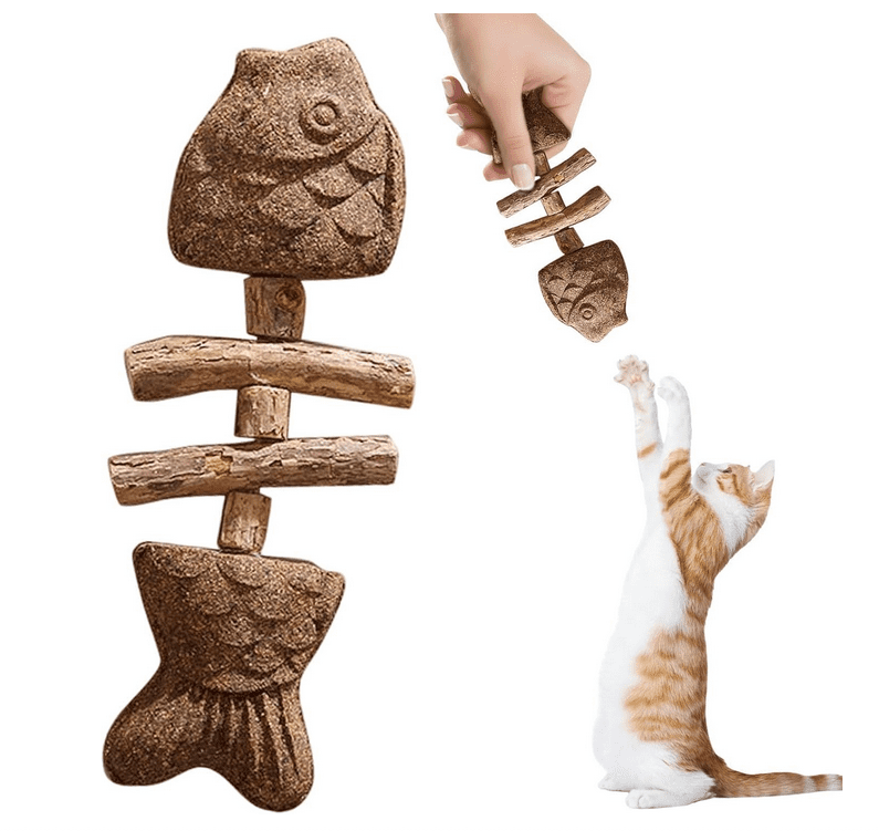 Purrident - Fix Your Cat's Dental Health, Creative Fish Bone Cat Toy ...