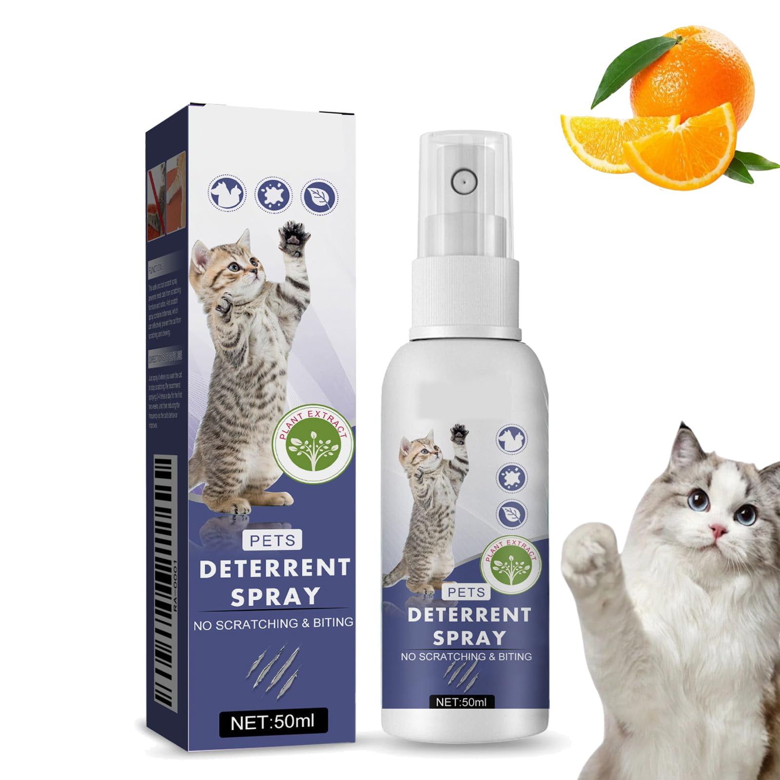 Purrshield Anti Cat Scratch Spray, Purrshield Cat Deterrent, Citrus 𝐂at ...