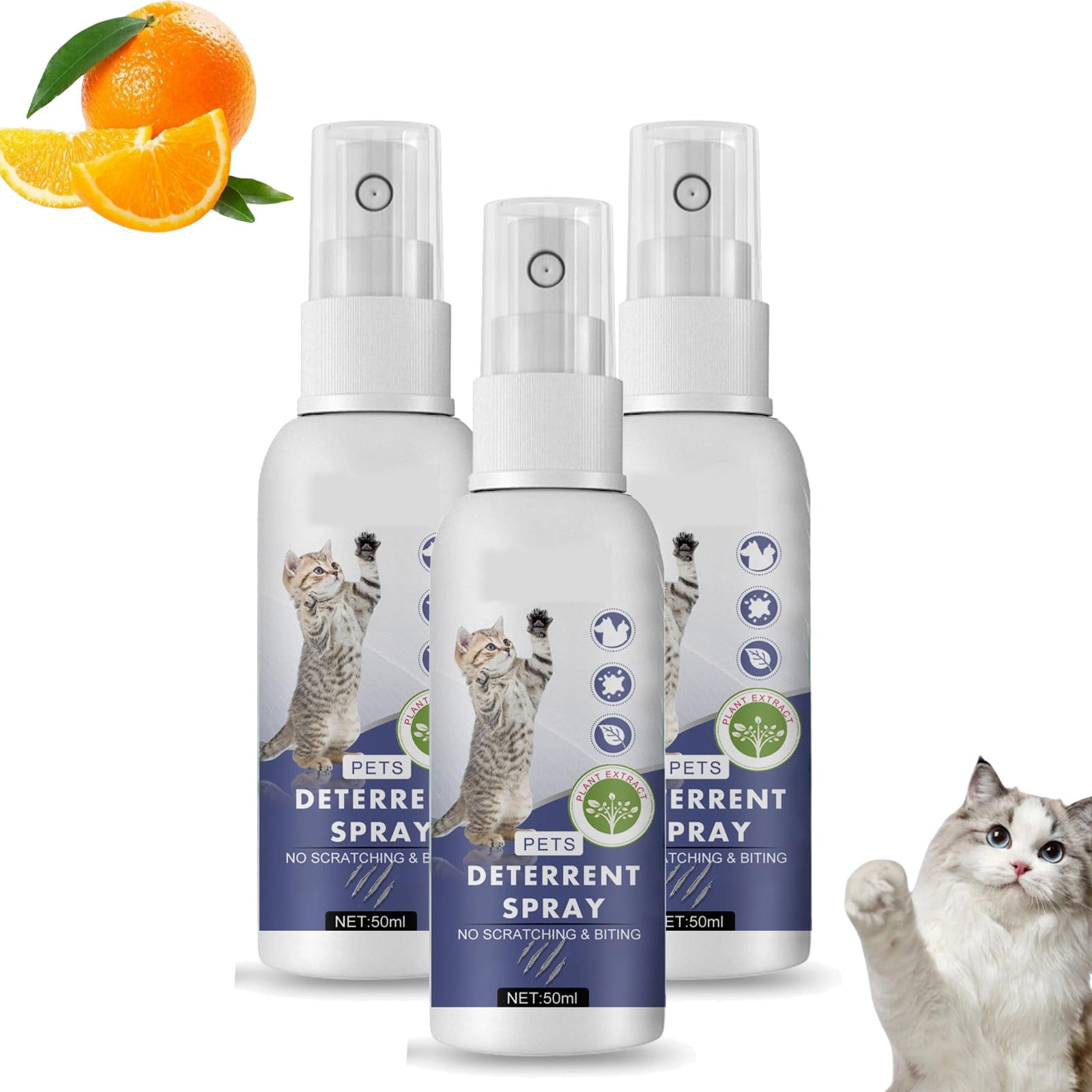 Purrshield Anti Cat Scratch Spray, Purrshield Cat Deterrent, Citrus 𝐂at ...