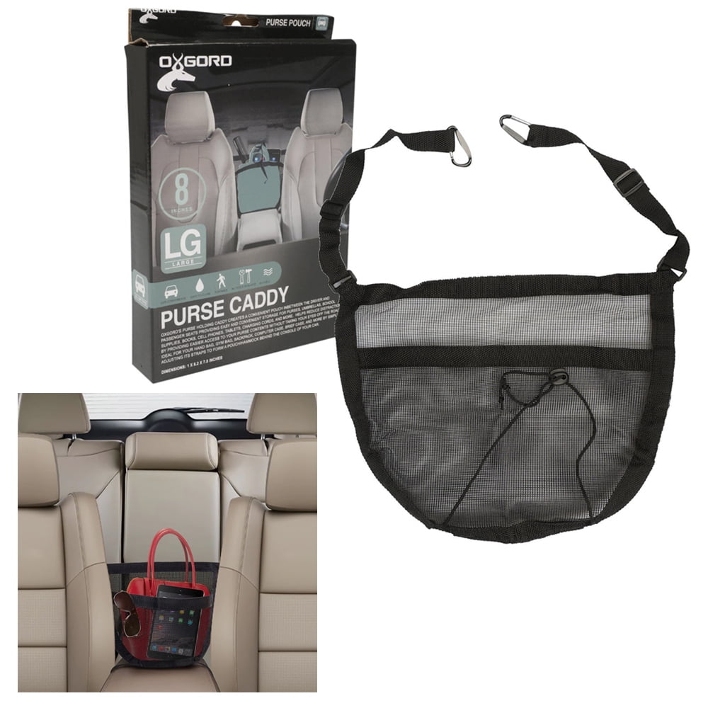 Purse Caddy Car Net Pocket Handbag Holder for Car Between Seats Mesh ...
