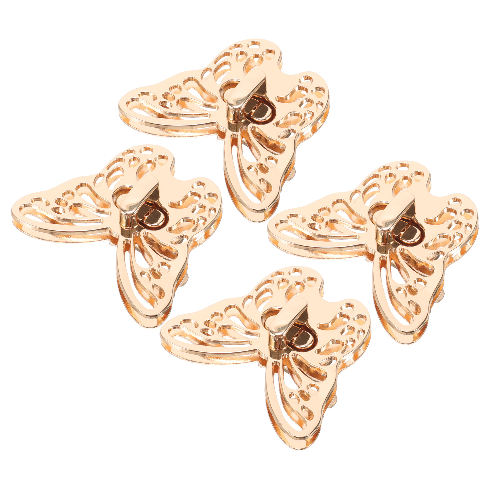 Purse Clasp Closure Wallet Buckle Bag Lock Twist Lock Metal Golden 4 ...