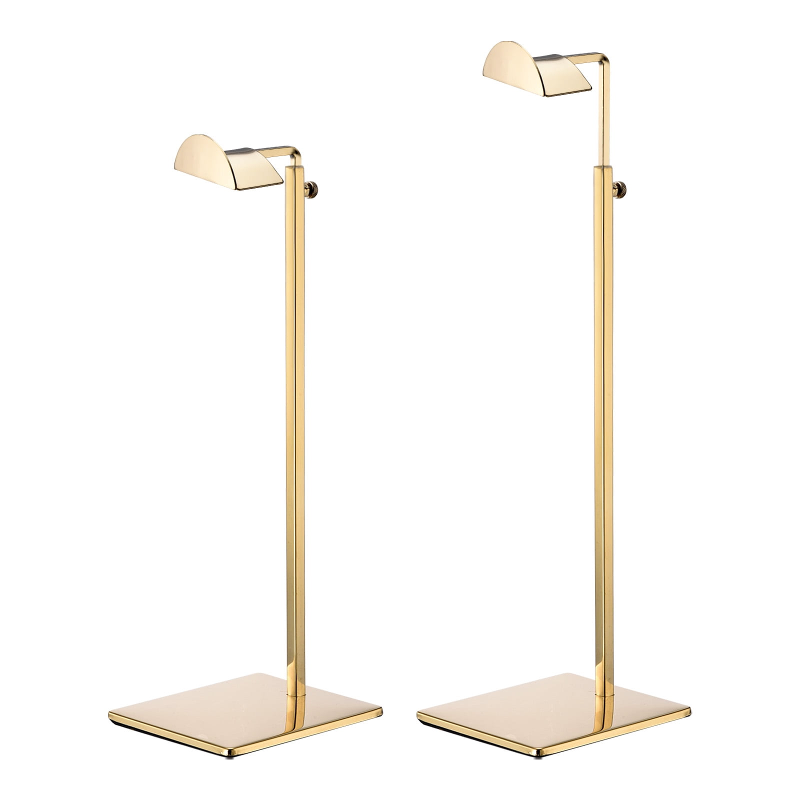 Purse Display Stand Set 2 Pack Metal Adjustable Height Handbag Rack ...