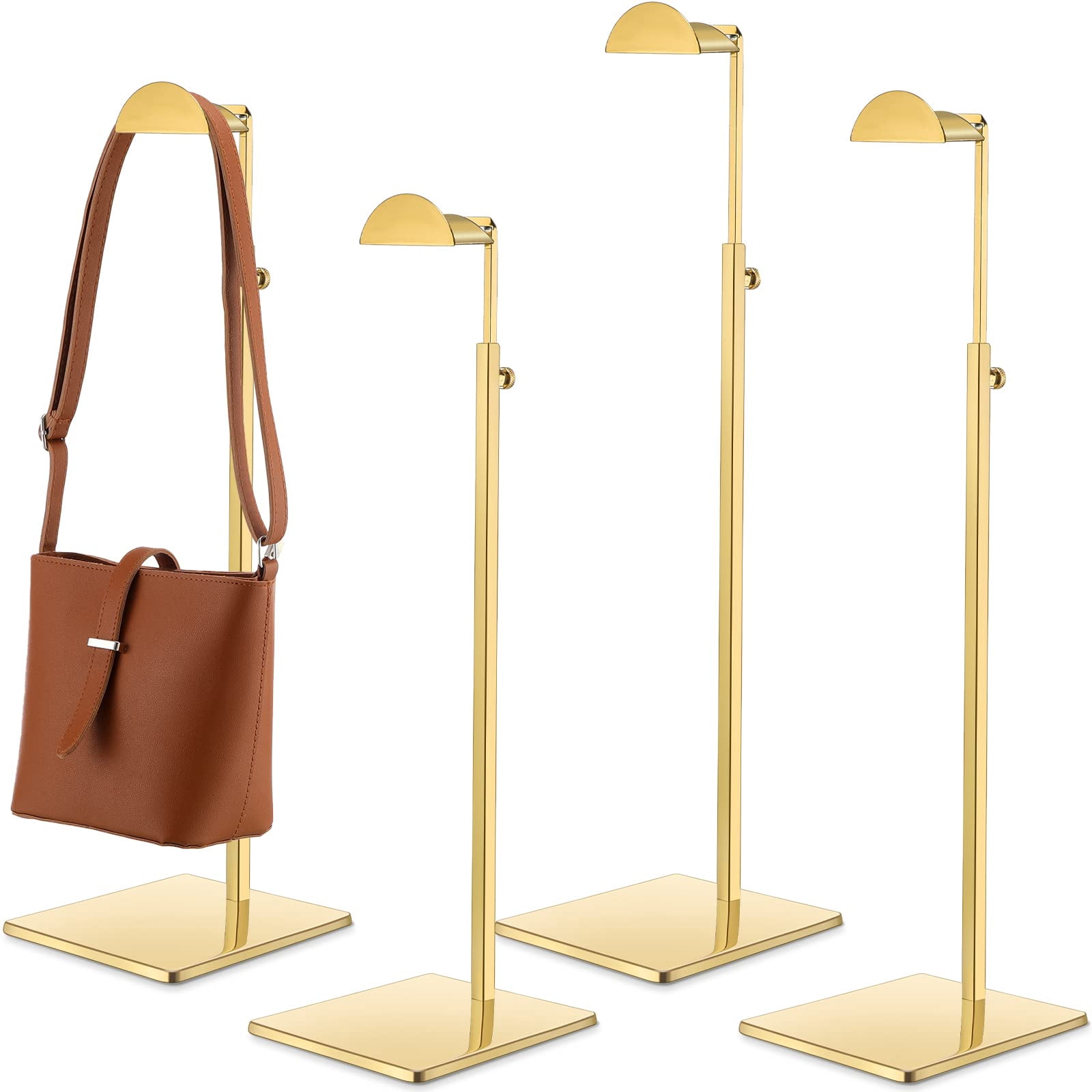 Purse Display Stands, Adjustable Height Bag Display Holder for Home ...