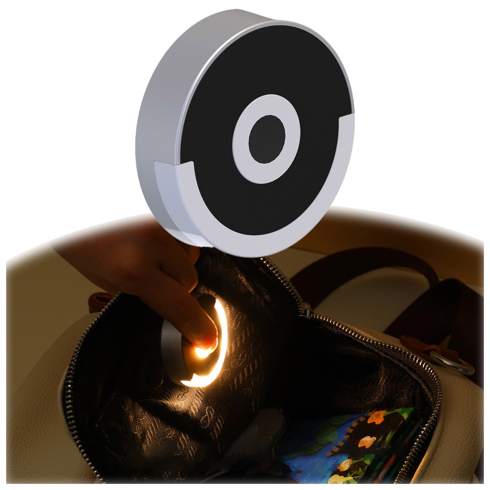 Purse Light,2025 Upgraded Automatic Purse Light, Round Purse LED Lamp ...