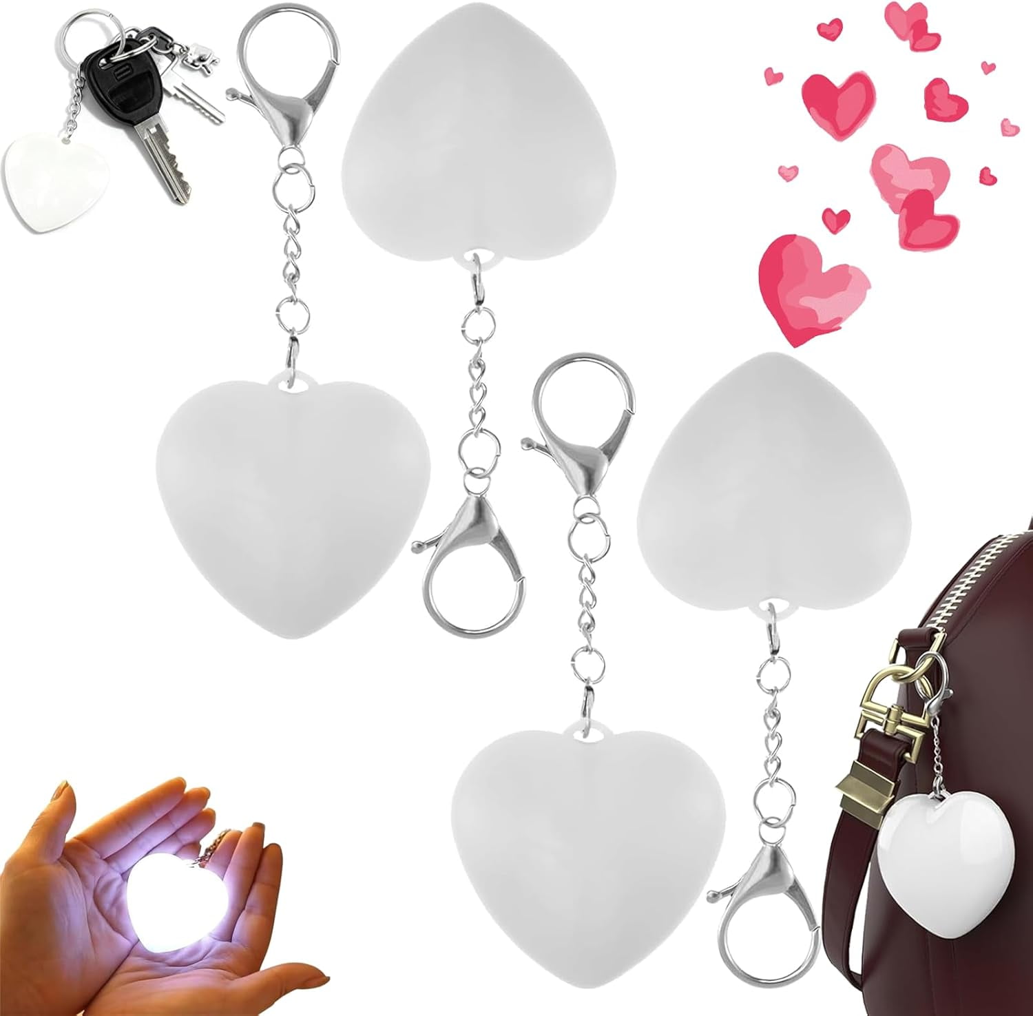 Purse Lights Handbag Light with Motion Sensor | Love Wallet Tote Bag ...