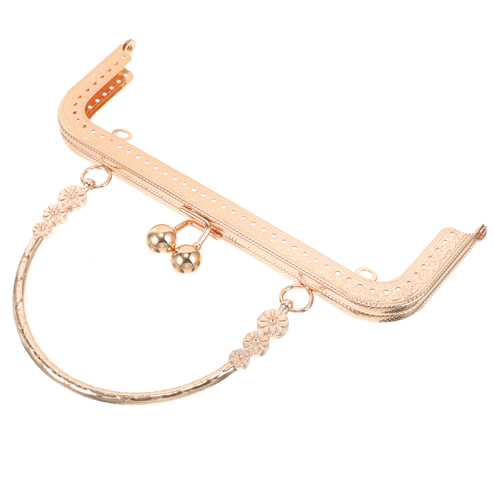 Purse Metal Frame Clasp Vintage Delicate Bag Clasp Lock Handle Bag ...