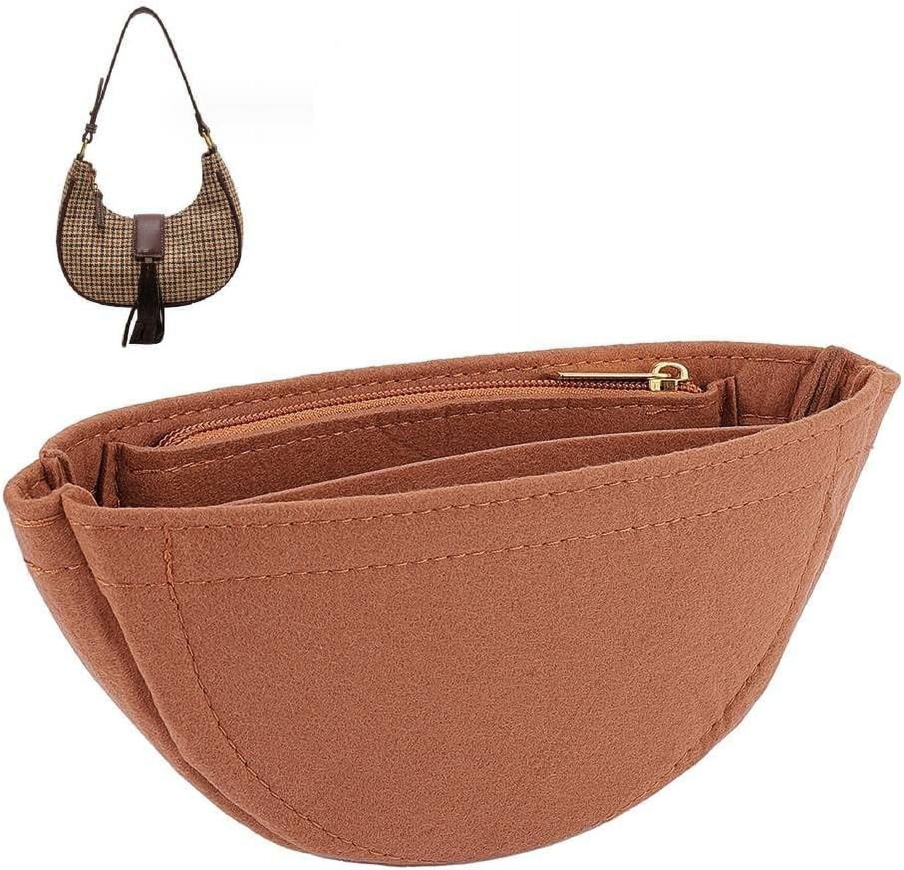 Purse Organizer Insert Small Felt Shoulder Bags Insert Arc Shape ...