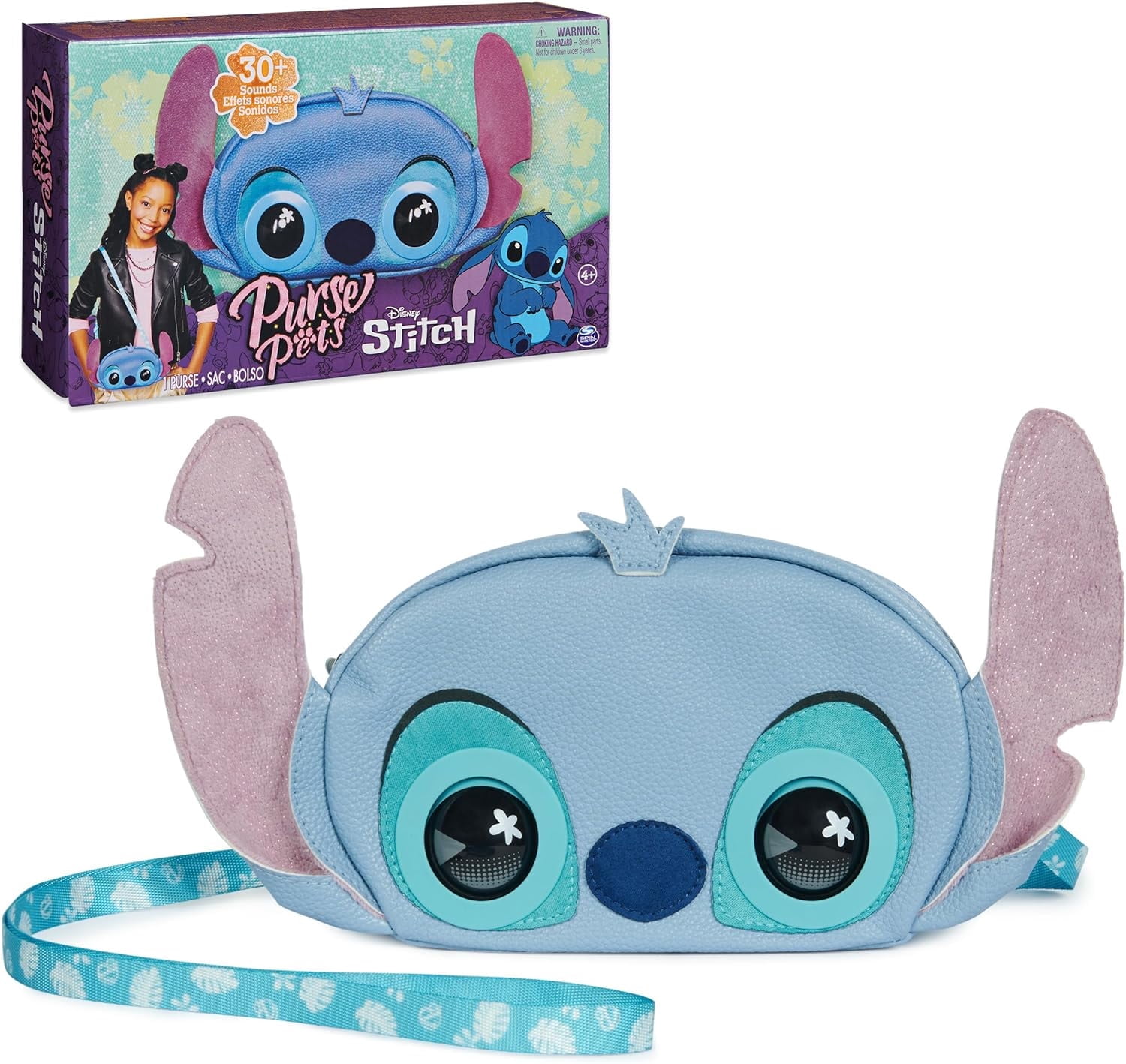 Purse Pets, Disney Stitch Officially Licensed Interactive Pet Toy Purse ...