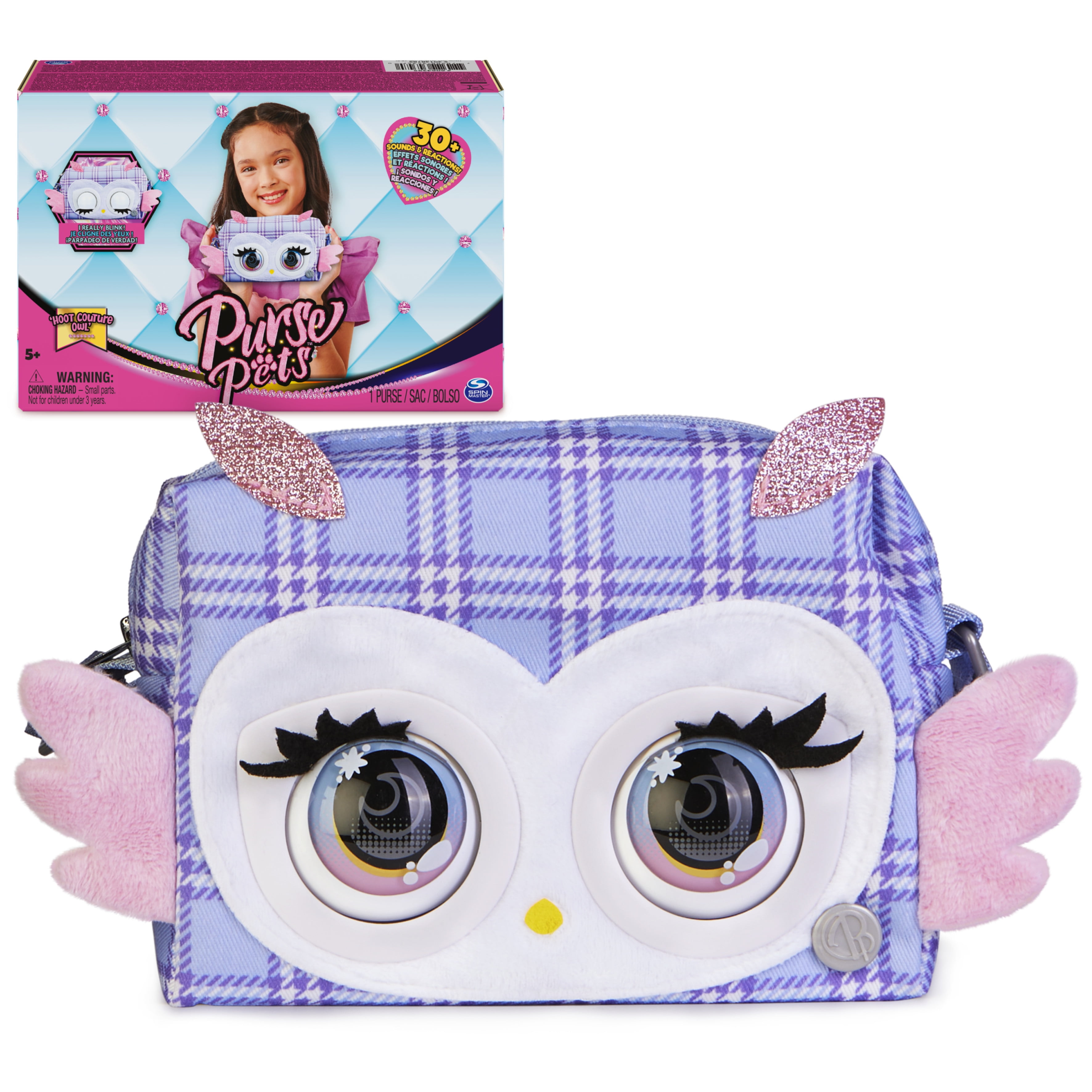Purse Pets, Print Perfect Hoot Couture Owl, Interactive Pet Toy and ...
