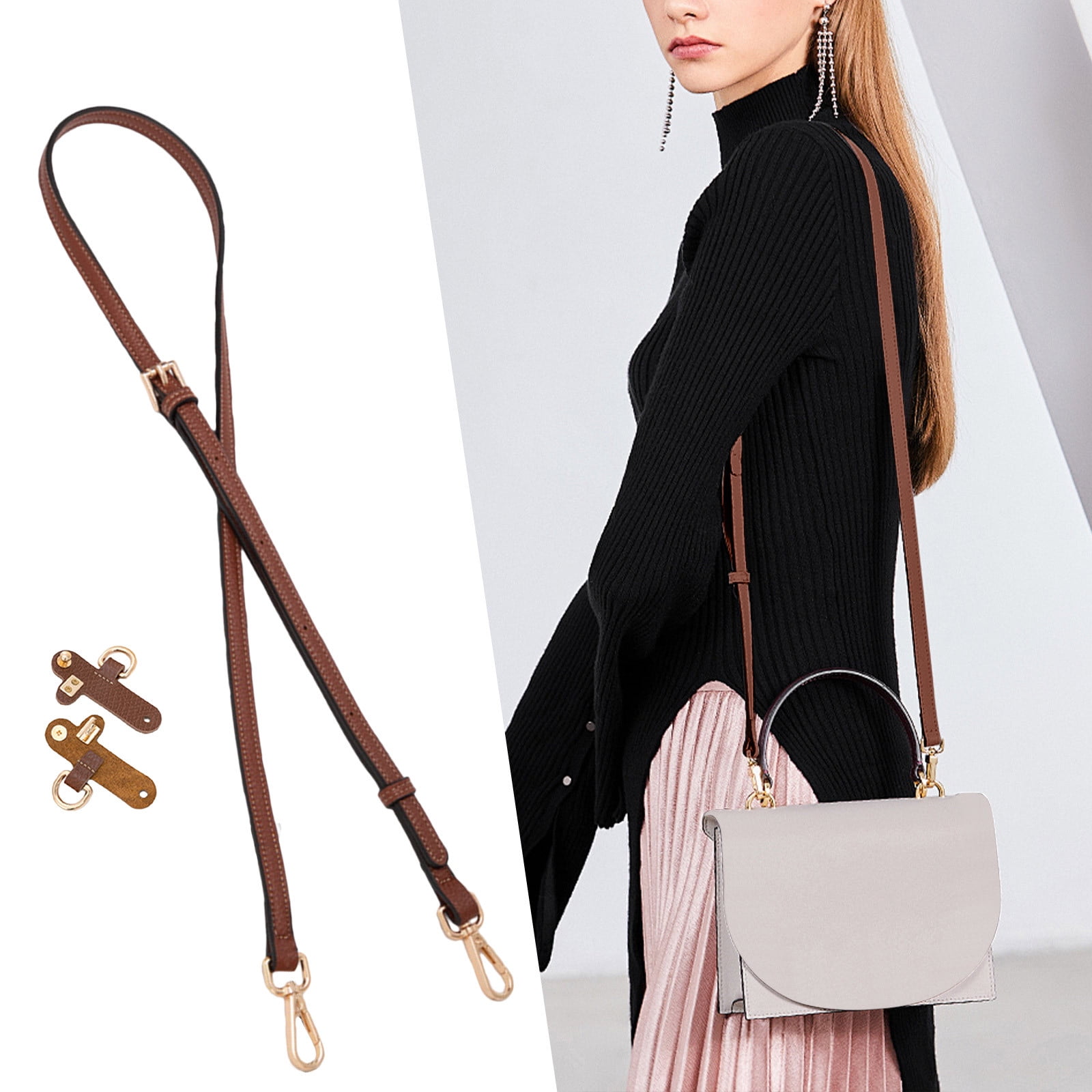 Purse Strap Crossbody Conversion Kit for Handbag,Leather Shoulder ...
