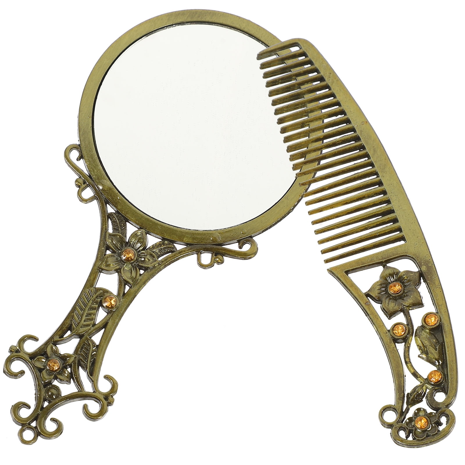 Purses Hand Held Mirrors Outdoor Ts European Mirror And Comb Mini