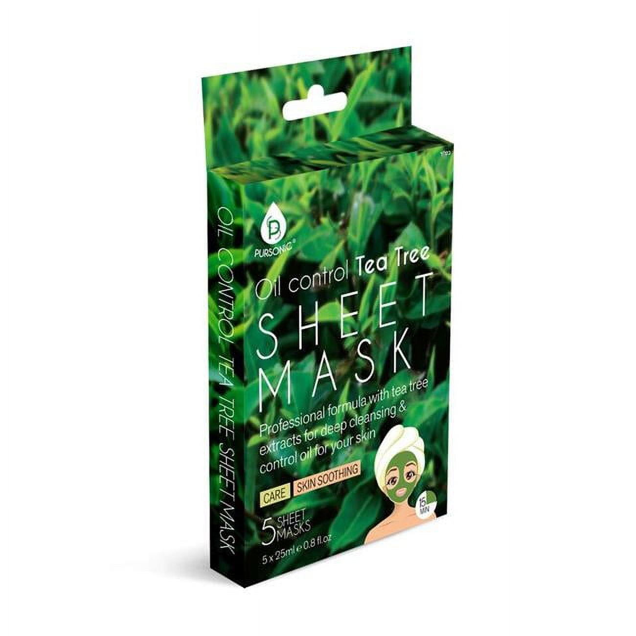 Oil Control Tea Tree Sheet Mask by Pursonic - Walmart.com