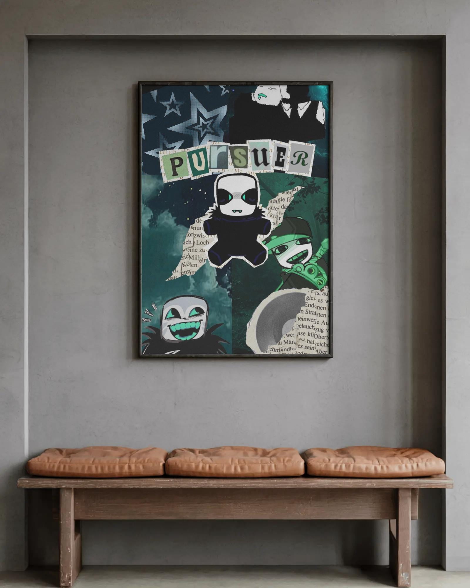 Pursuer Roblox Poster | Die of Death Roblox Wall Art | Dark Gaming ...