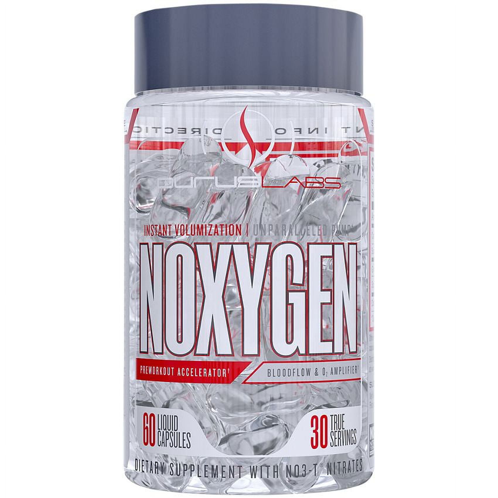 Purus Labs NOXygen Preworkout Accelerator, Bloodflow & O2 Amplifier ...