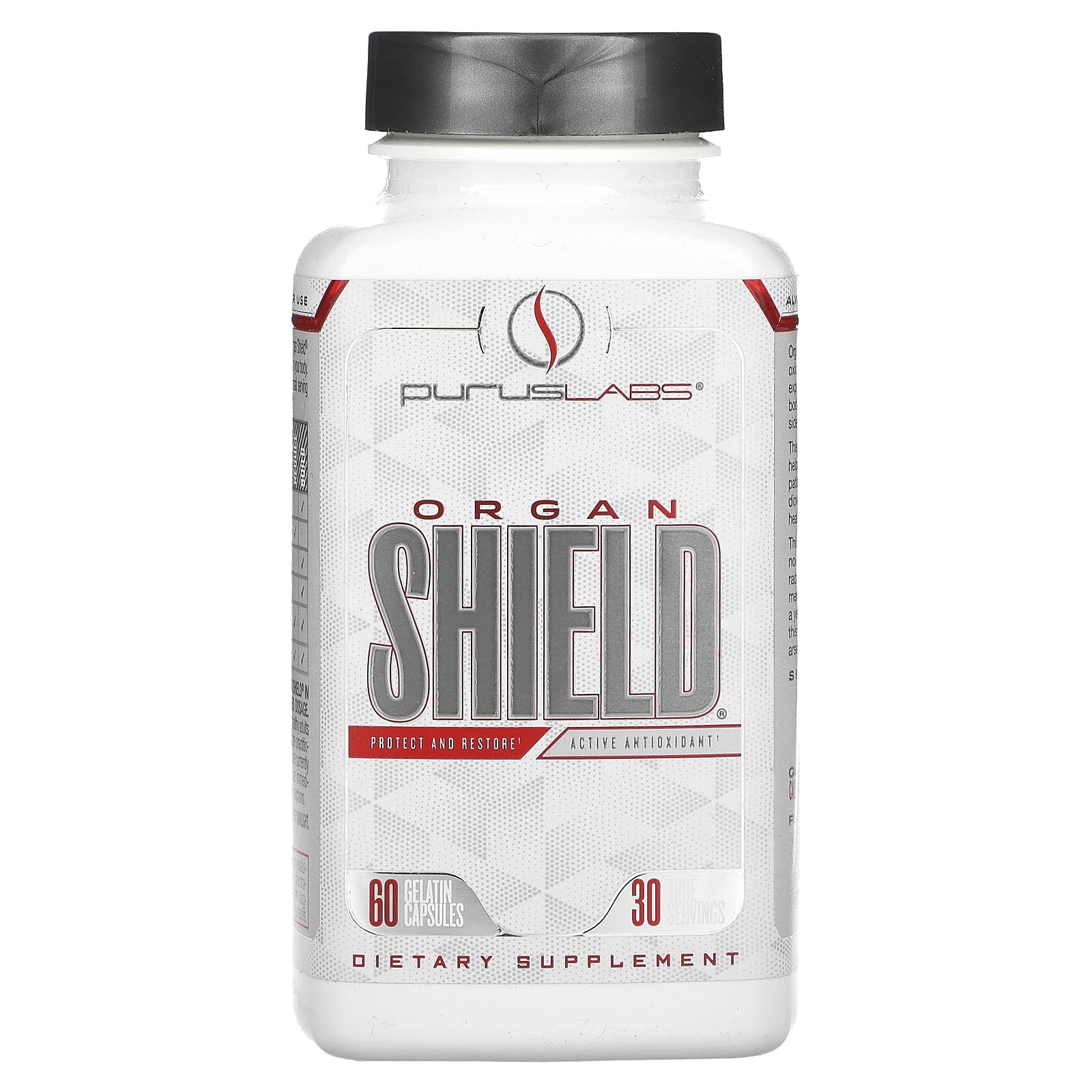 Purus Labs Organ Shield Capsules, Antioxidants and Phytonutrients, 30 ...