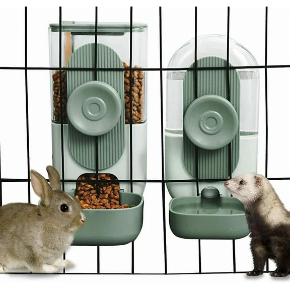 2 in 1 Automatic Pet Feeder and Water Dispenser Gravitys Food Water ...