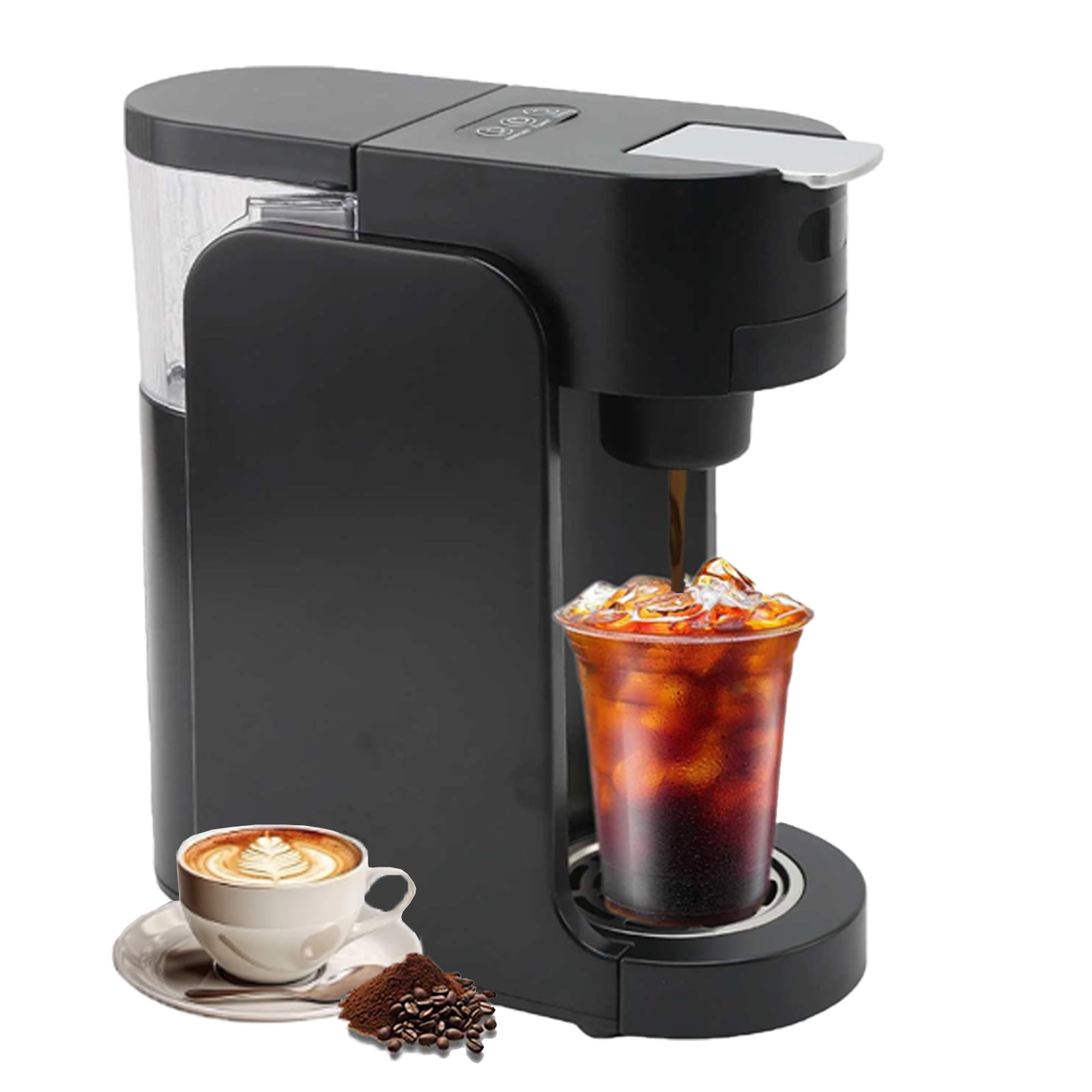 Puseky Espresso Coffee Machine, Automatic Capsule Coffee Machine with ...