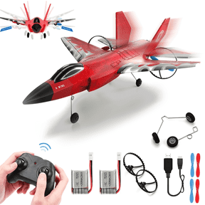 Fisca Remote Control Jet for Kids Adults with 2 Batteries F22 Raptor RC ...
