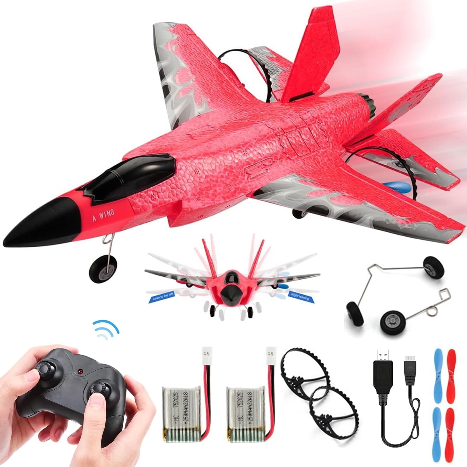 Puseky RC Plane, 2.4GHz Gyroscope Rc Airplanes, Remote Control Plane ...