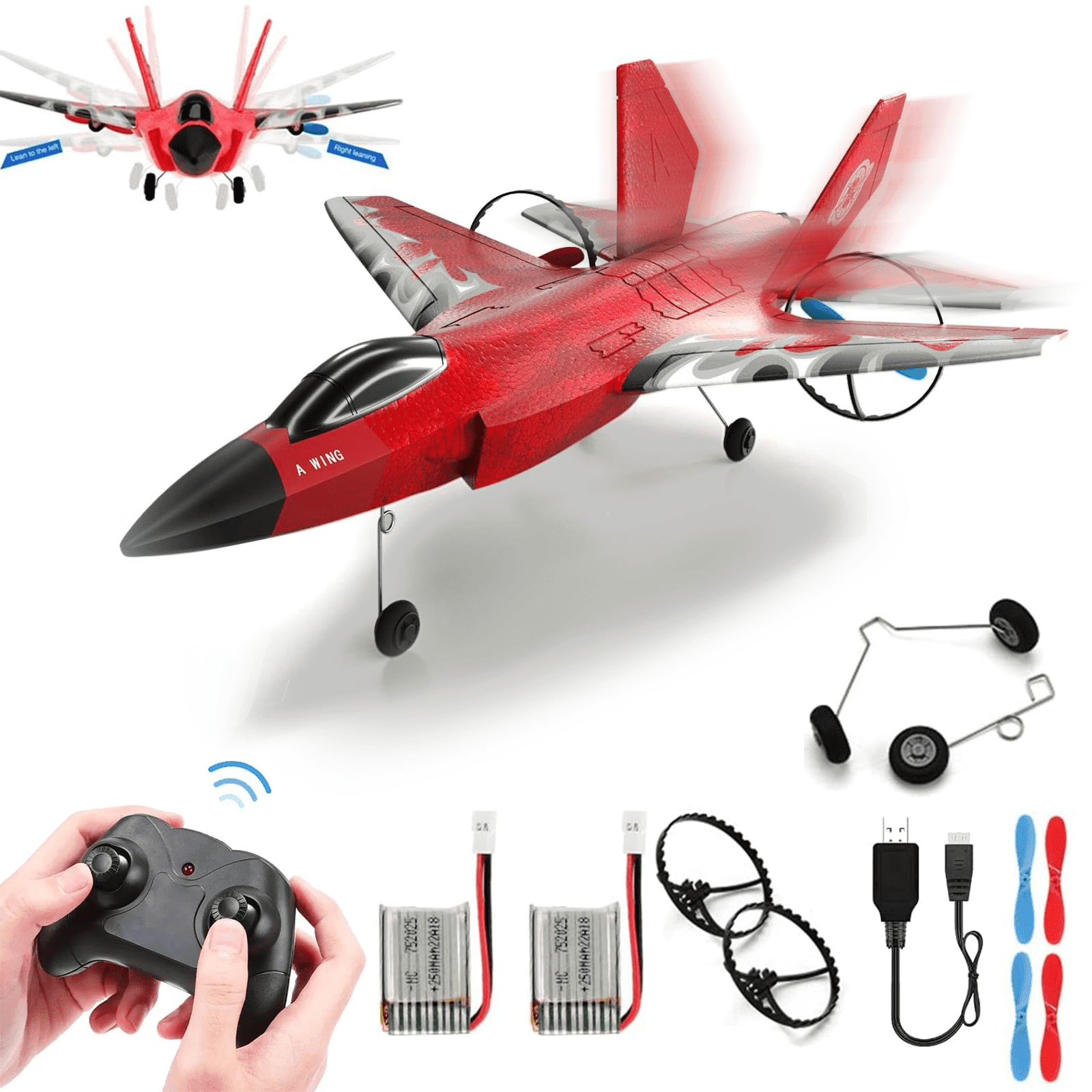Teenager Gifts Boys Fighter Jet Style RC Quadcopter Drone – 2.4GHz ...