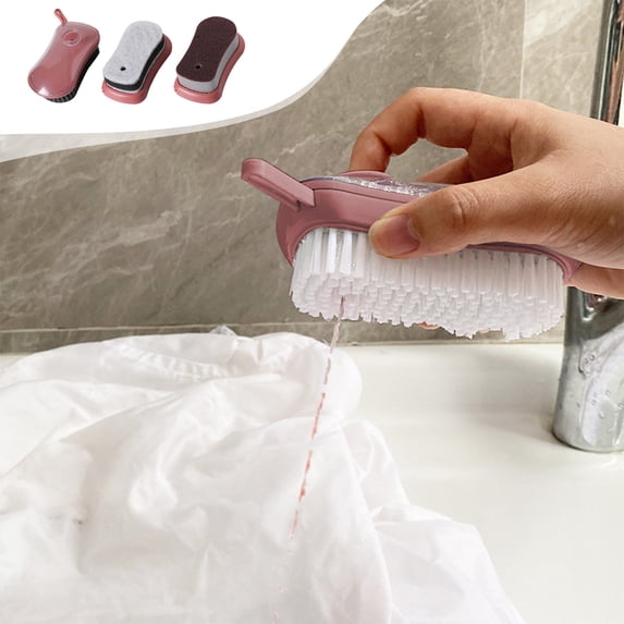 Push Down Automatic Cleaning Brush,3 In 1 Multi-Purpose Liquid ...
