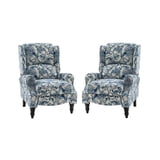 Tina's Home, Push Back Recliners, 36.5"D x 31"W, Wingback Set of 2 ...